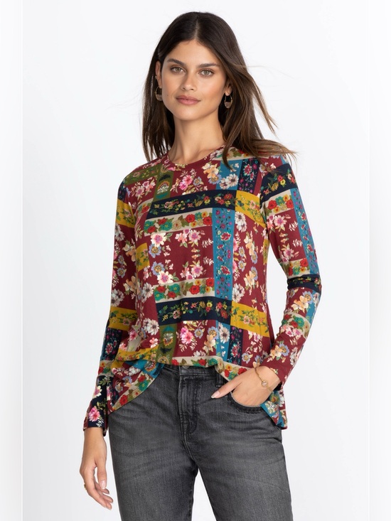 Johnny Was | Tops | Johnny Was Janie Favorite Swing Tee Large Floral ...